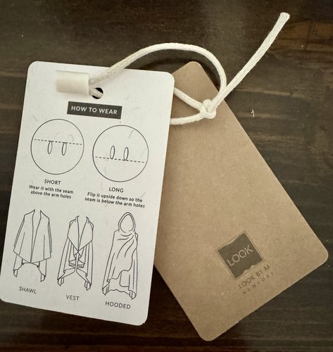 The Shawl/Vest By Look By M Versatile Layering. Color Is Denim. One ...