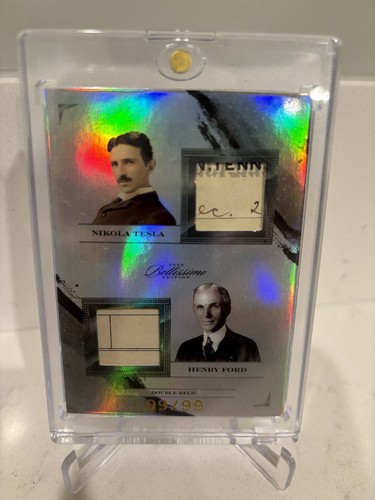 2023 Keepsake Bellissimo Henry Ford, Nikola Tesla /99 Dual Relic-Silver ...