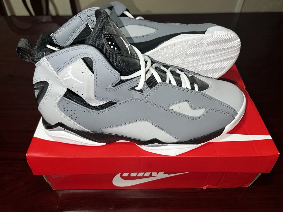 Size 11.5- Jordan True Flight Cool Grey | eBay