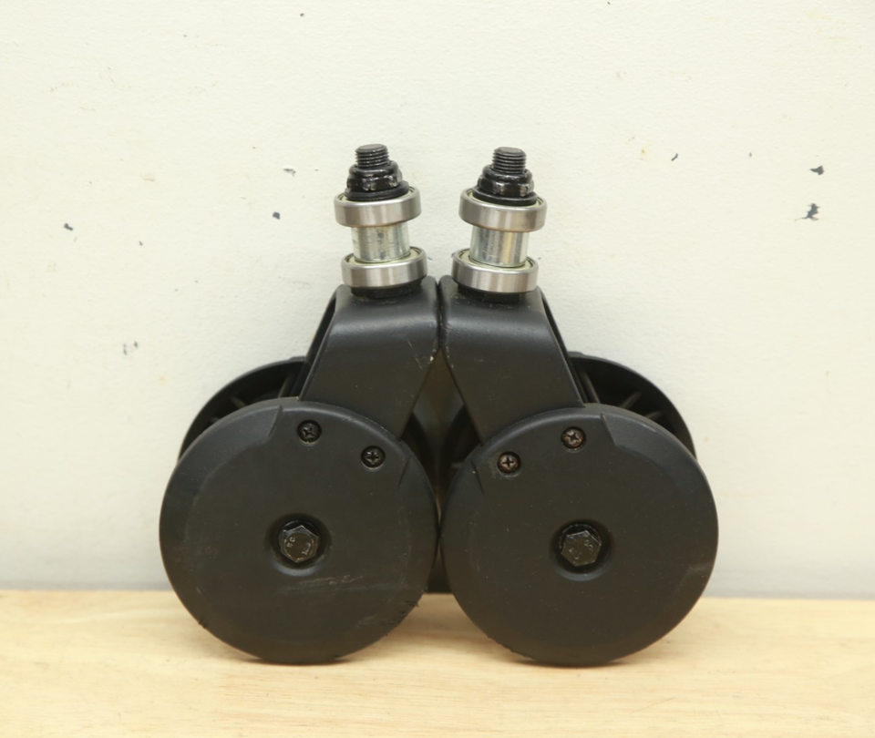 PAIR of Caster Forks for Pride Jazzy EVO613 Power Chairs - 5" Wheel ...