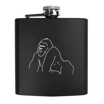 6oz (170ml) 'Gorilla' Pocket Hip Flask (HP00014901) | eBay Australia