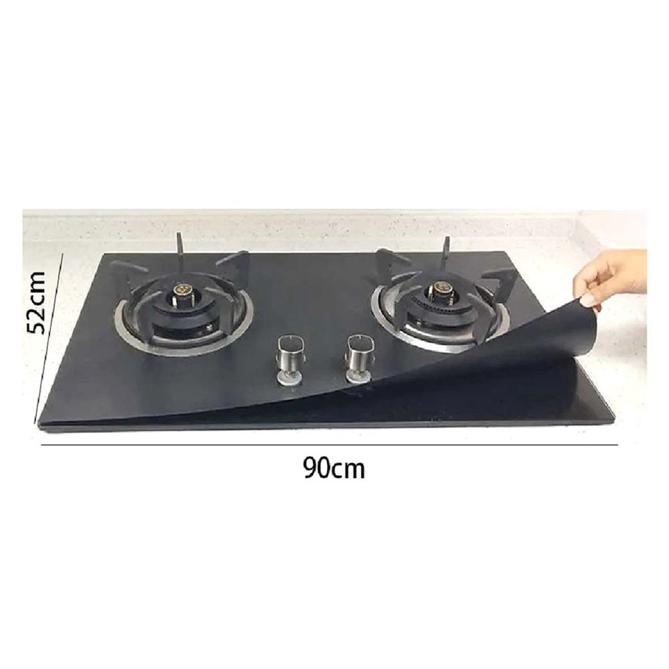 10X(1 PCS Gas Stove Oil Pad Stove Cleaning Pad Need to Open Your Own ...