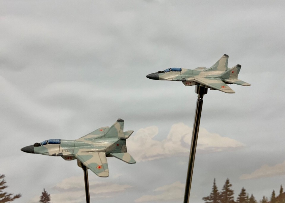 Basic Size Telescoping Magnetic Flight Stands-Aircraft or Spaceship ...