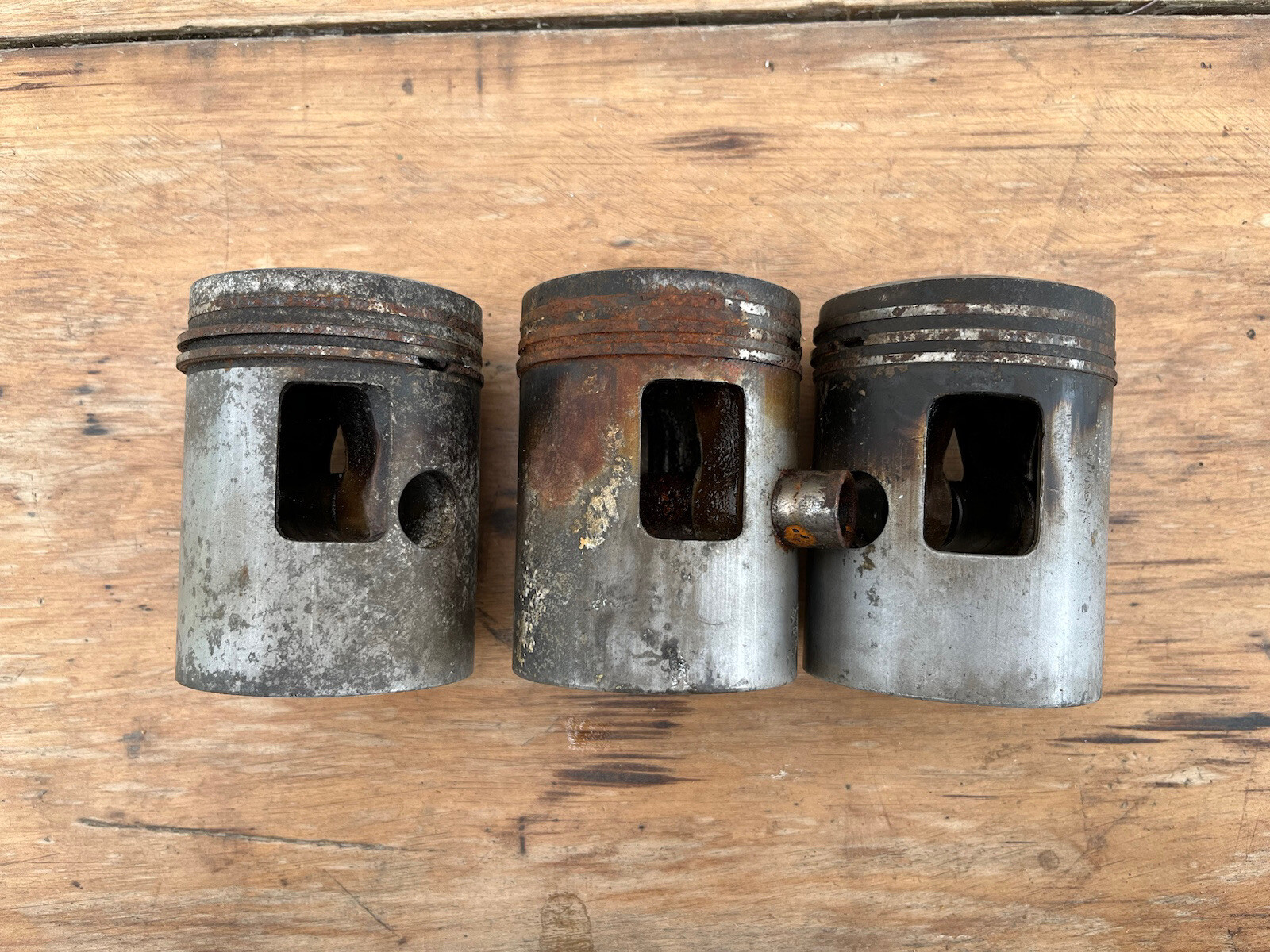 DKW F91 Sonderklasse F93 3=6 54-57 Piston Set 70.95mm KolbenSchmidt ...
