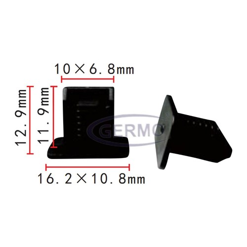 10 x Befestigungs-Clip Dachhimmel passend für VW Audi Seat Skoda ...