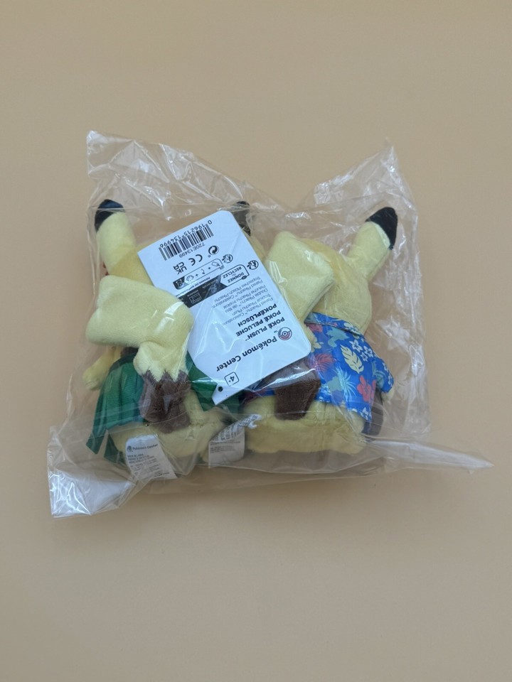 2024 Pokemon Worlds Championship Honolulu Hawaii Pikachu Plush Tropical ...