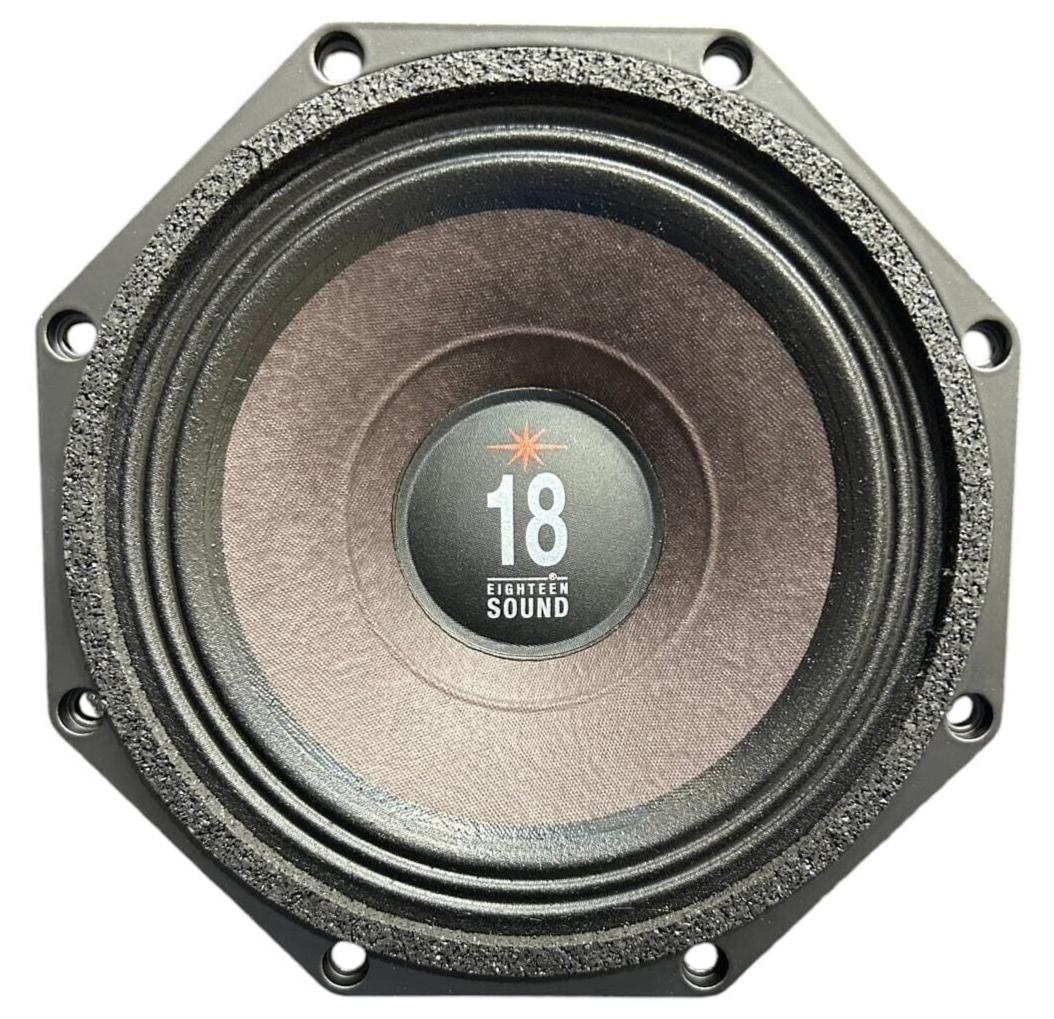 18 Sound 8MB710 8" Mid-Bass Speaker 500 Watts 8-Ohms Weather protected ...