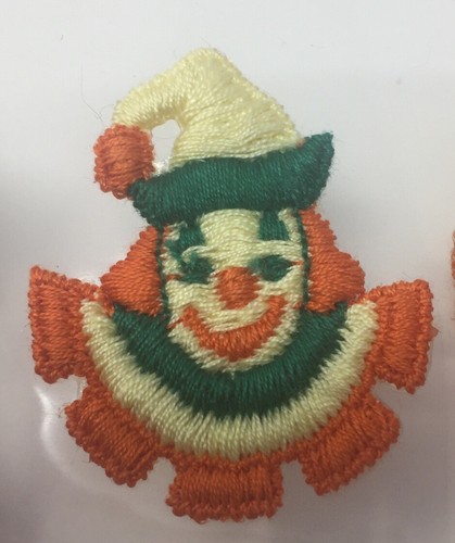 Vintage Small Shriner Clown Patch NOS Creepy Juggalo Juggalette. Gift ...