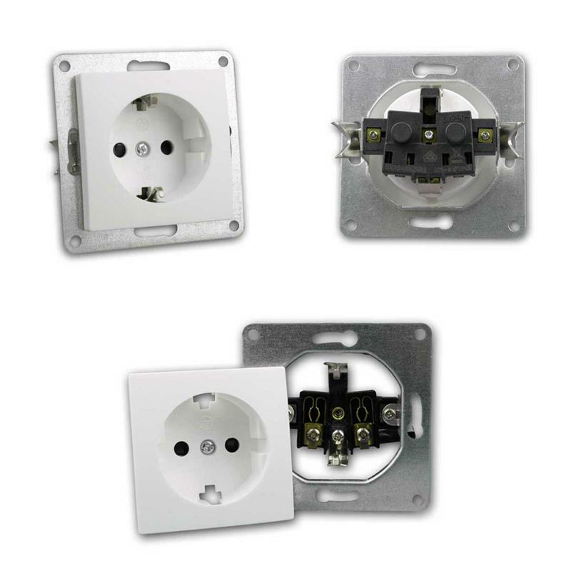 White Smart Outlets & Smart Wall Switches Switch Socket Set FLAIR Door ...