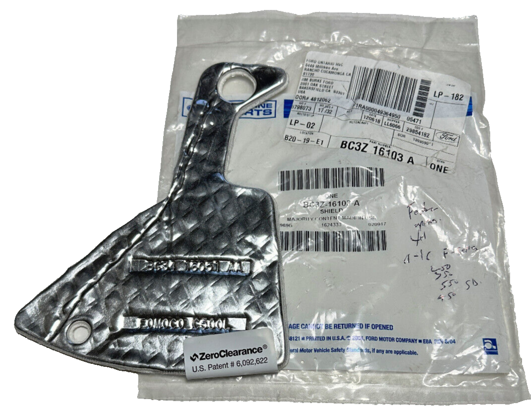 Genuine Ford Front Left Fender Splash Shield Apron BC3Z-16103-A | eBay