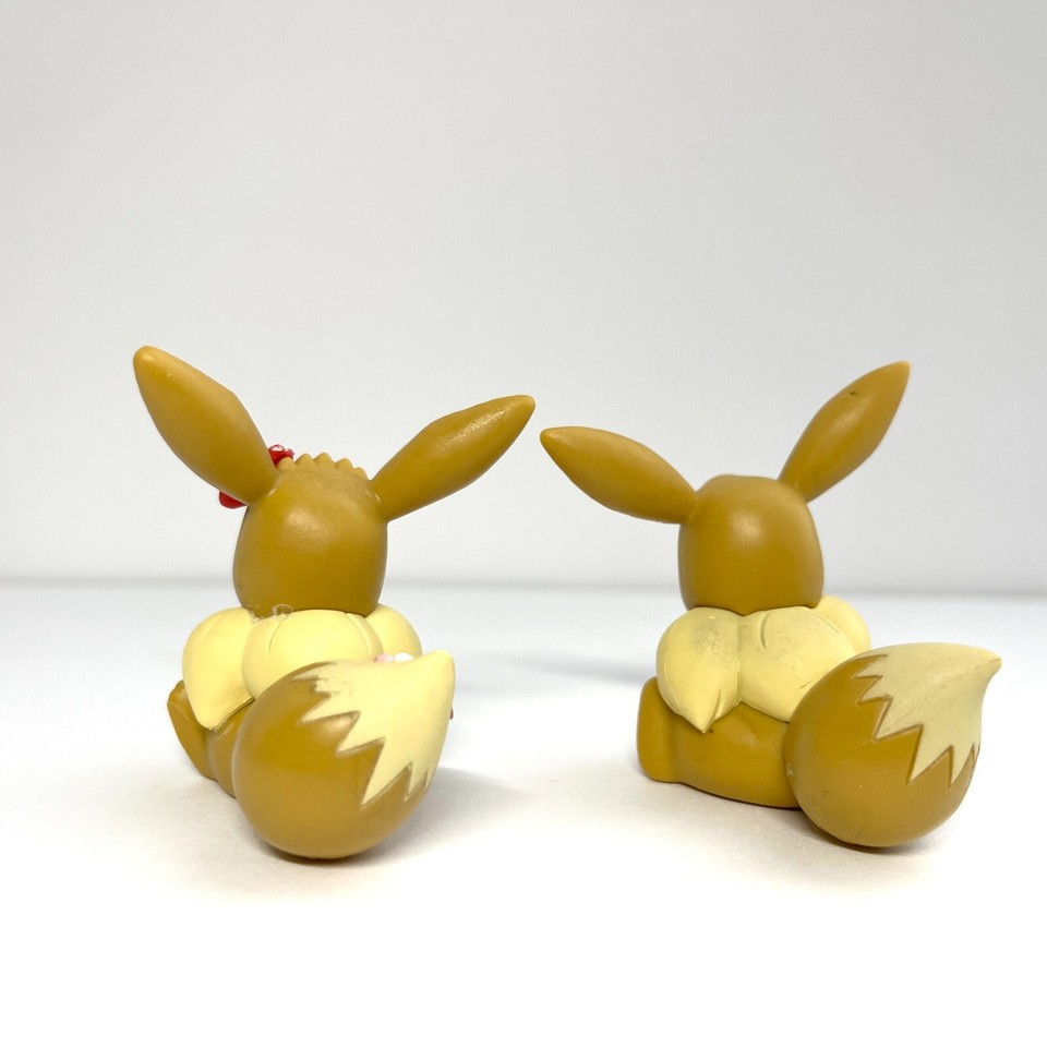 Pokemon Let's Go Pikachu! Let's Go Eevee Stand Figure 2 Set Pokemon ...