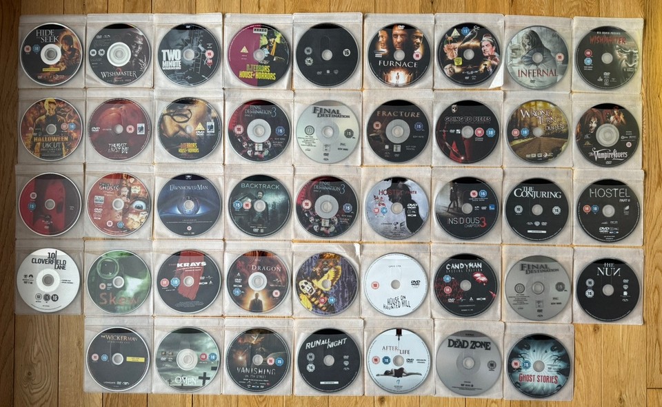 Horror Dvd Bundle - Discs Only x86 | eBay
