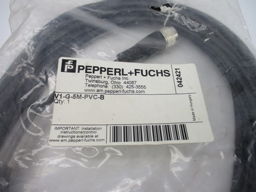 PEPPERL+FUCHS V1-G-5M-PVC-B 042421 NSMP | eBay