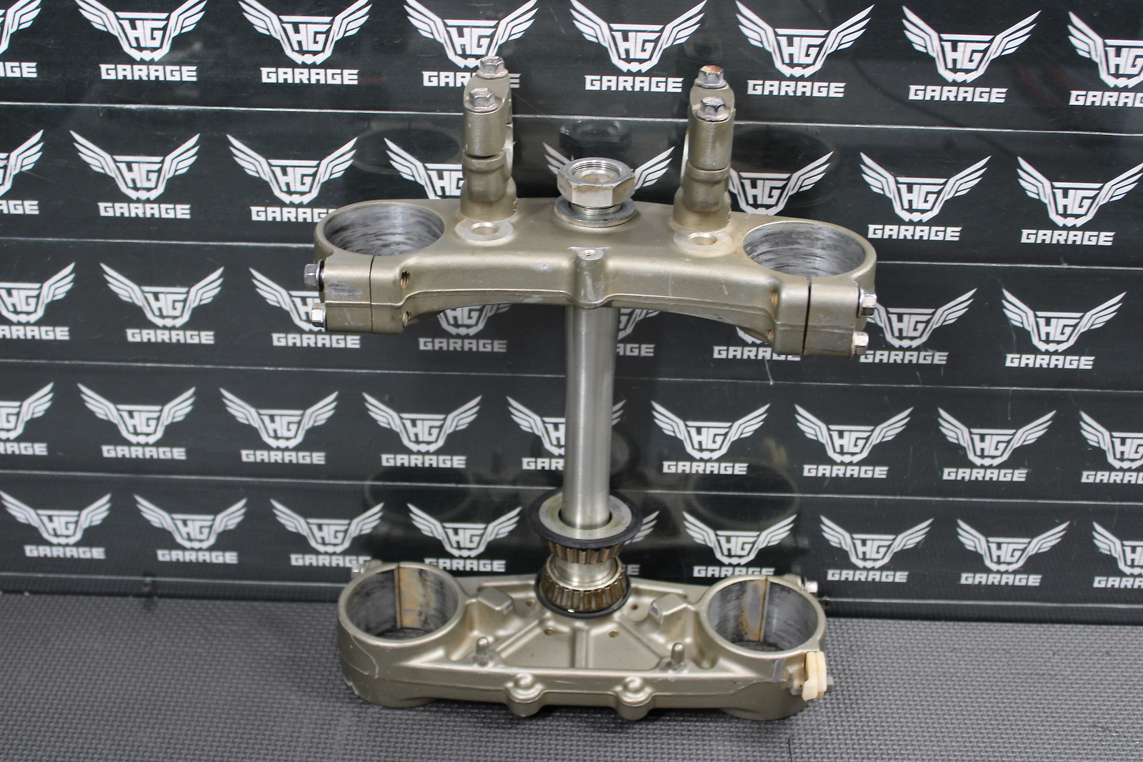 2009 YAMAHA YZ450F OEM FRONT FORKS LOWER UPPER TRIPLE TREE STEM CLAMP | eBay