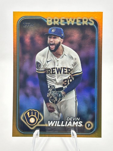 DEVIN WILLIAMS 2024 TOPPS GOLD FOIL #135 MILWAUKEE BREWERS C | eBay