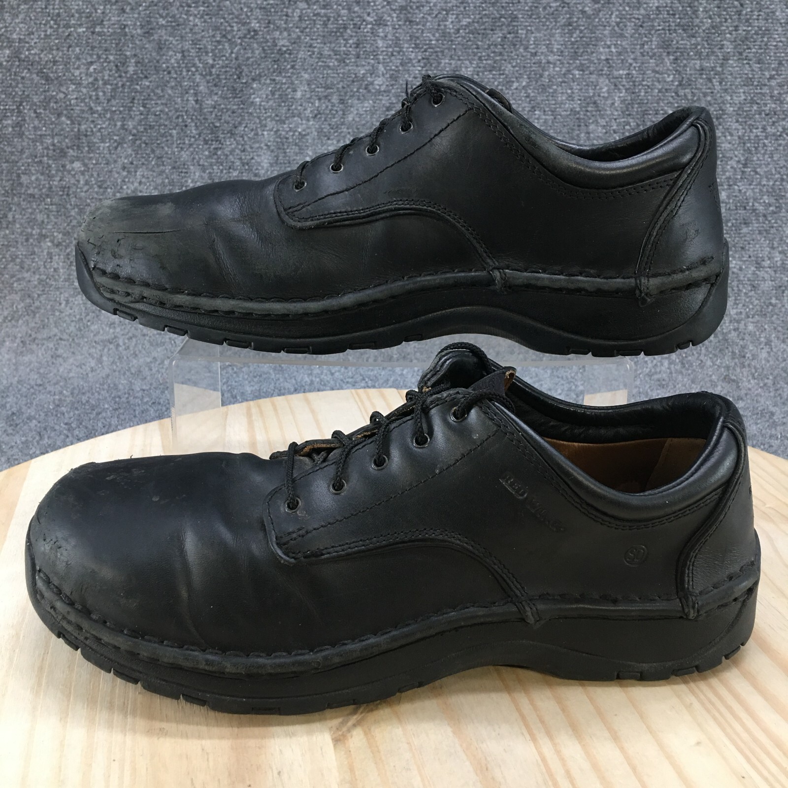 Red Wing Shoes Mens 11.5 D Oxford Comfort Black Leather Low Top Lace Up ...
