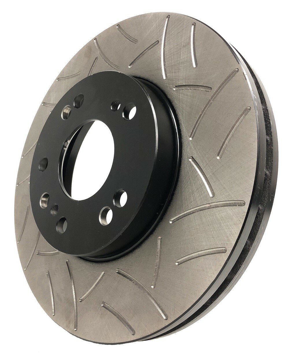 FRONT BRAKENETIC Premium GT Slot Brake Rotors 26mm Z32 300ZX Conversion ...