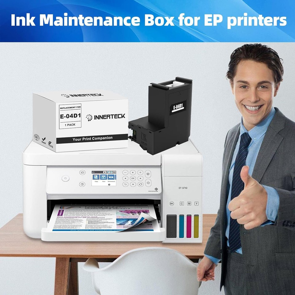 T04D1 Ink Maintenance Box For ET-15000 ET-3750 ET-3760 WF-2860 ET-4760 ...