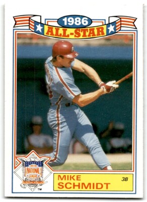 1986 Topps Mike Schmidt Philadelphia Phillies #200 | eBay