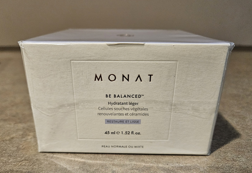 Monat Be Balanced Lightweight Moisturizer 1.52 fl oz New Sealed Plant ...