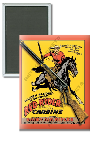 A Christmas Story 1983 Movie Red Ryder Ad 2" x 3" Refrigerator / Locker ...
