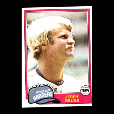Jerry Reuss 1981 Topps Los Angeles Dodgers #440 Nice! 1 | eBay