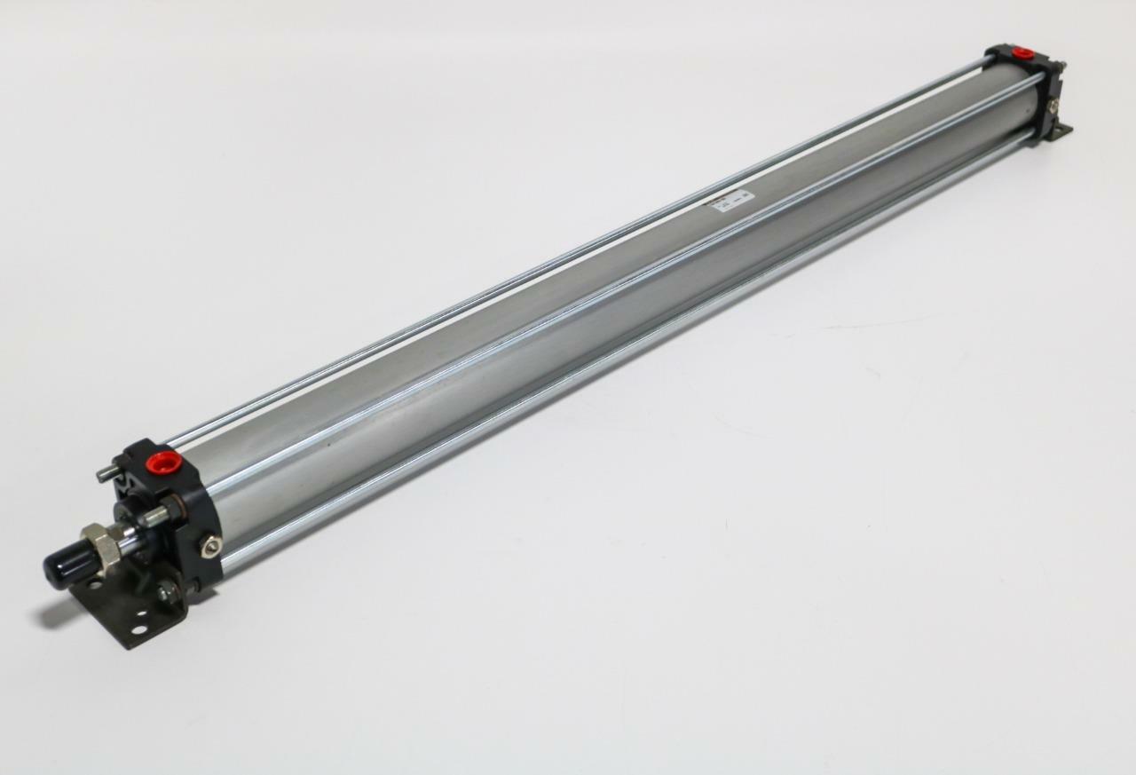 SMC CDALN50-800 DBL Acting Tie Rod Pneumatic Cylinder, 50mm Bore, 800mm ...