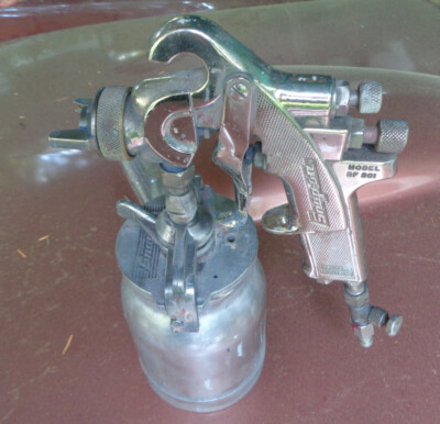 Nice Bodyman's Snap-On Spray Gun BF-501 W/Original Paint Siphon Cup ...