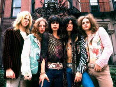 Aerosmith Early Days Portrait Photo Print Poster Joe Perry Steven Tyler ...