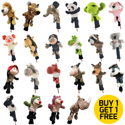 Animal Golf Club Headcover Wood Driver Head Cover Protection Gifts ...