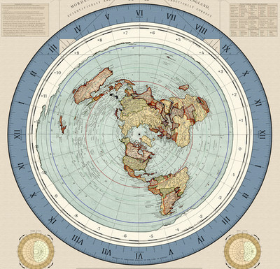 2025 Remastered Gleason's New Standard Map of the World HD - Flat Earth ...