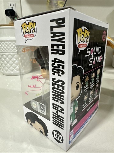 Funko Pop! Vinyl: Player 456: Seong Gi-Hun #1222 Signed By Greg Chun ...