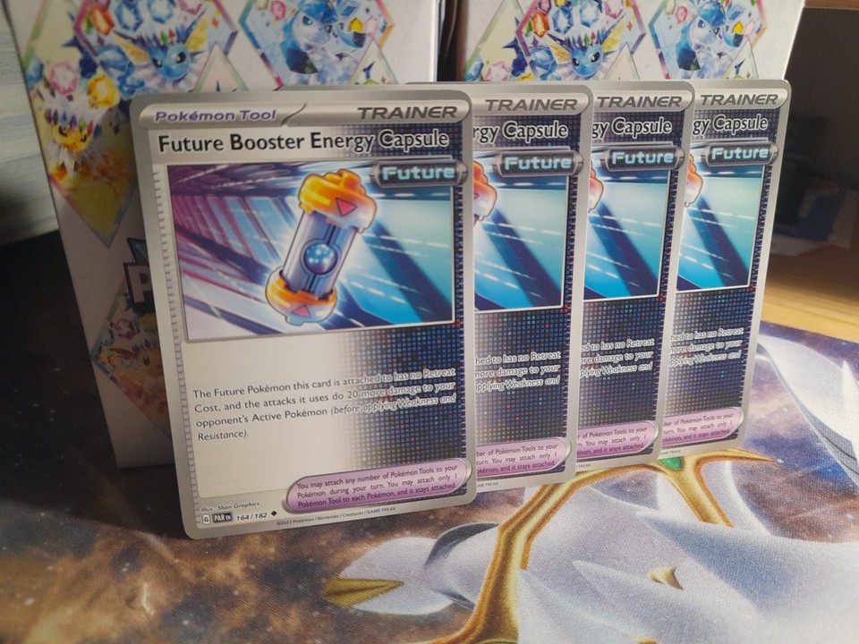 4x Future Booster Energy Capsule 164/182 x4 - Paradox Rift - Pokemon ...