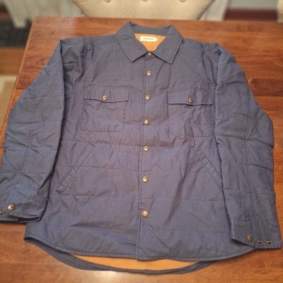 Taylor Stitch Navy Quilted Garrison Jacket Coat 40 Cotton Lined ...