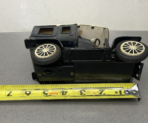 Vintage Toy Tin Metal Car Truck Black White Model T | eBay