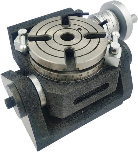 Horizontal Vertical 4" Inch II 110 mm - MT2 Center Bore Rotary Milling ...