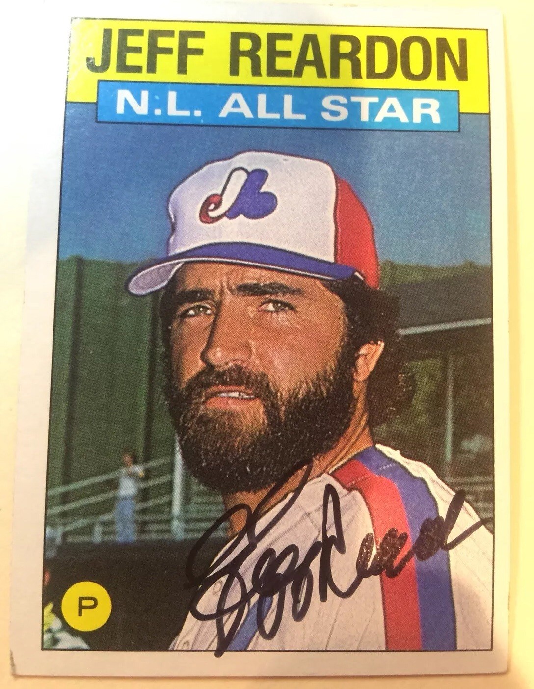 JEFF REARDON 1985 Topps All-Star Baseball Card AUTO AUTOGRAPH Signed | eBay