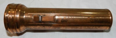 Vintage Homart Flashlight - 6.75", Octagon Front, Flat lens, Copper ...