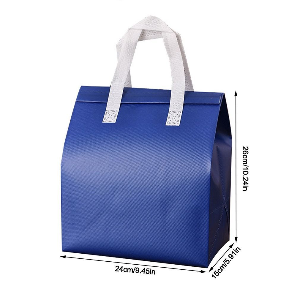 Square Insulated Take Away Bags Thermal Insulation Food Bag Restaurant ...