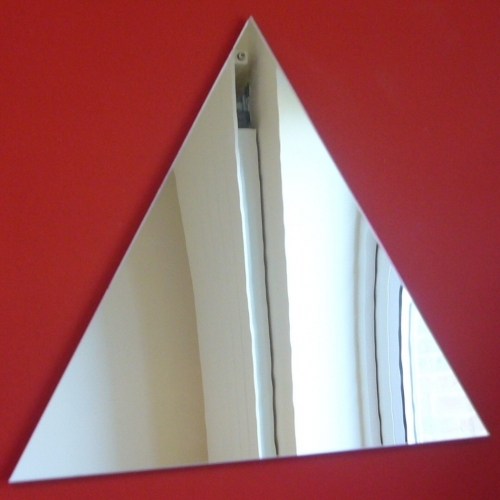Equilateral Triangle Acrylic MIrrors with Fixings (Bespoke Size ...