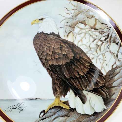 Bald Eagle-Majestic Birds Of Prey Hamilton Collector Plate 10.25"-No ...