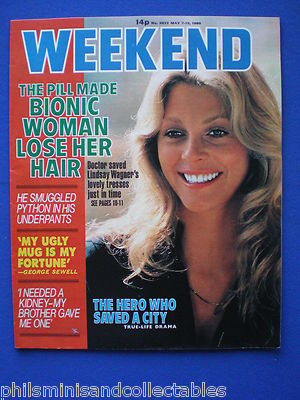Weekend Magazine - Lindsay Wagner, George Sewell, Paul Maxwell 7th May ...