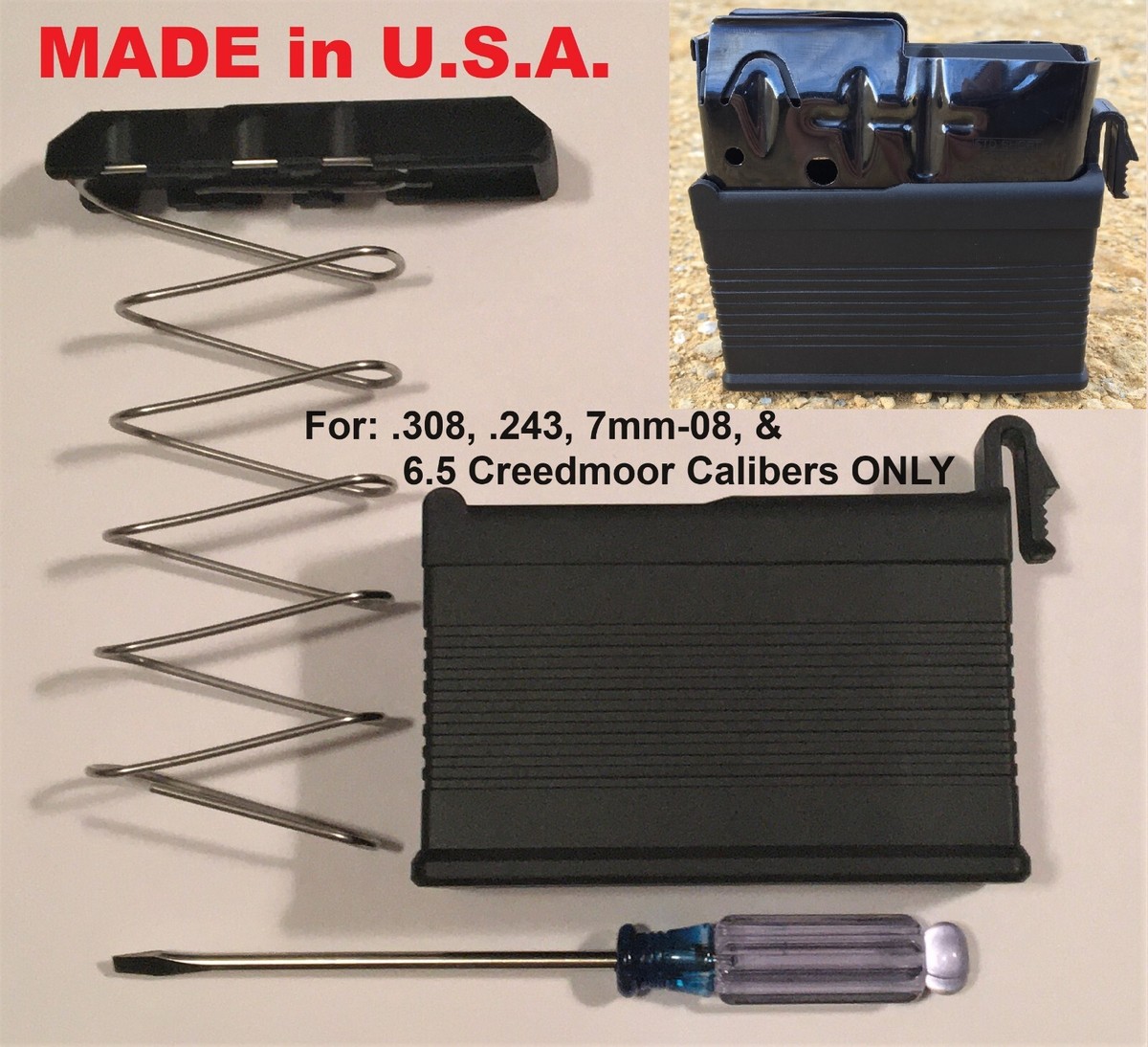 Savage Detachable Magazine Conversion Savage 12 High Capacity Extended