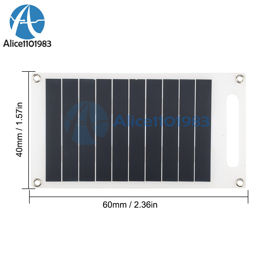 10W 5V Portable Solar Power Panel Charger For Samsung IPhone Tablet Pad ...