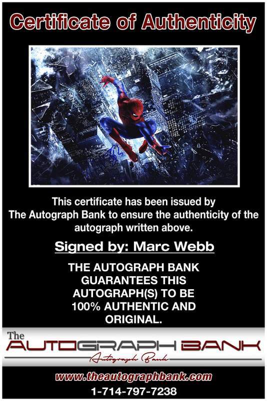 Marc Webb authentic signed celebrity 10x15 photo W/Cert Autographed ...