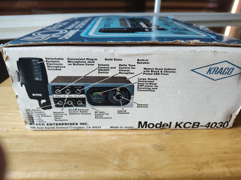 kraco 40 Channel CB Radio Kcb 4030 | eBay