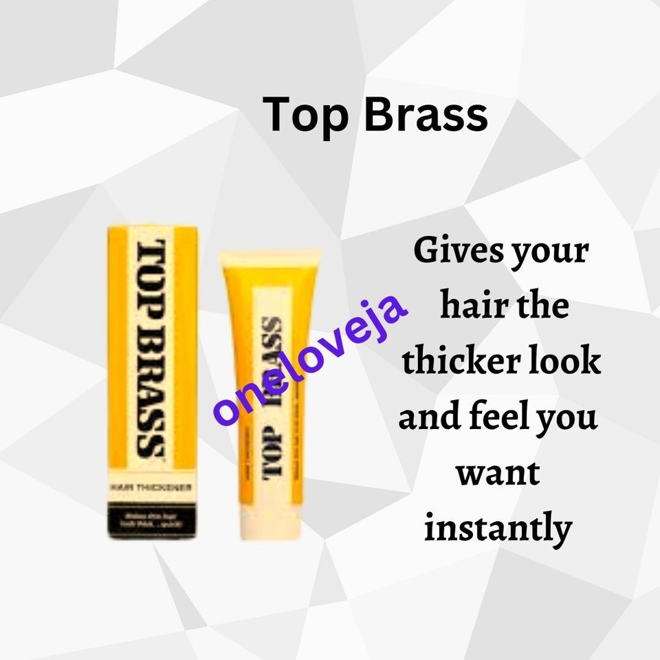 3 Tubes Revlon Top Brass Hair Thickener Cream 3oz 84.5g Yellow | eBay