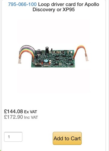 Loop driver card for Apollo Discovery or XP95 | eBay