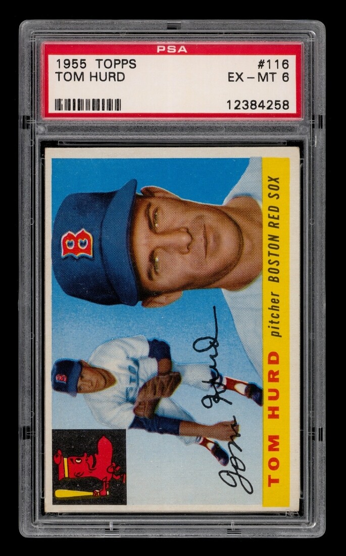 1955 Topps Set-Break #116 Tom Hurd PSA 6 EX-MT | eBay