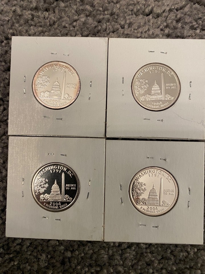 Daniel Carr 4-2004 Silver Proof Quarter Washington DC | eBay